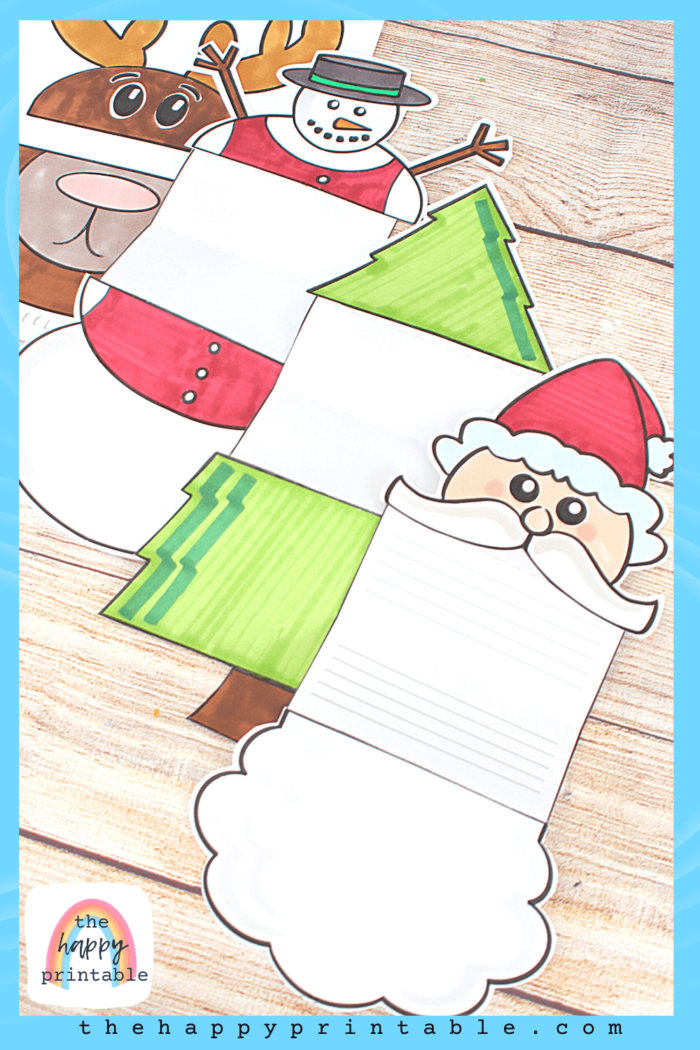 Christmas Friends Writing Paper | The Happy Printable