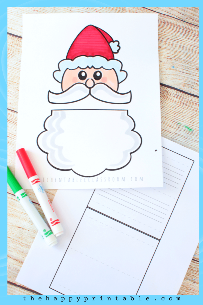 Christmas Friends Writing Paper | The Happy Printable