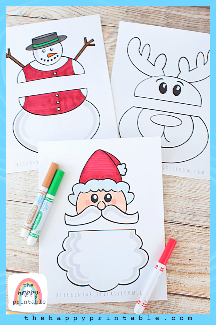 Christmas Friends Writing Paper | The Happy Printable