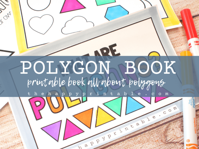 All About Polygons- A Printable Polygon Book | The Happy Printable
