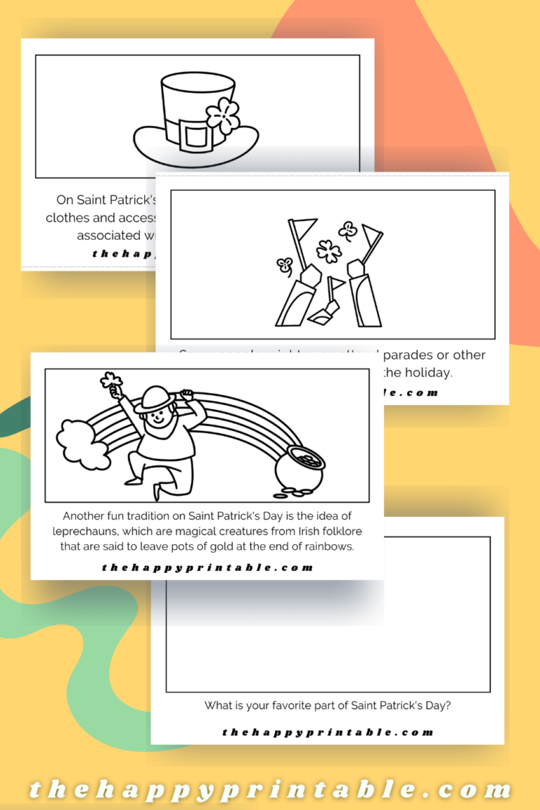 Printable St. Patrick’s Day Book for Kids | The Happy Printable