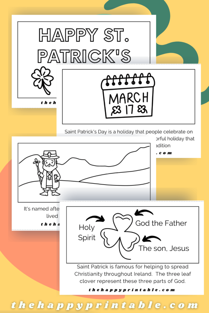 Printable St. Patrick’s Day Book for Kids | The Happy Printable