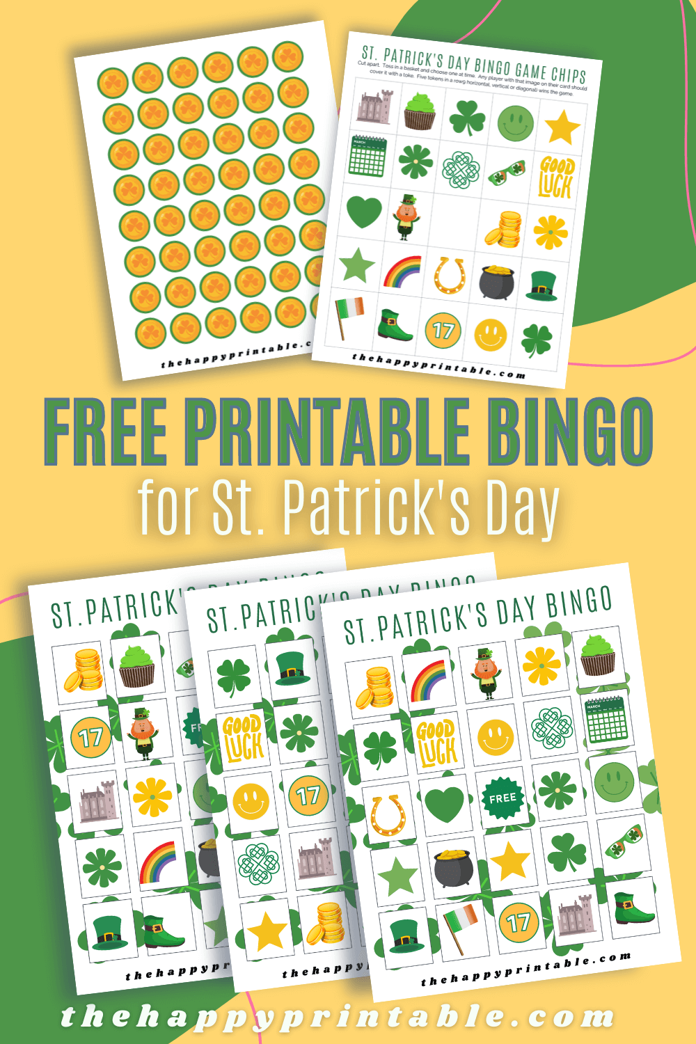 St. Patrick’s Day Bingo | The Happy Printable
