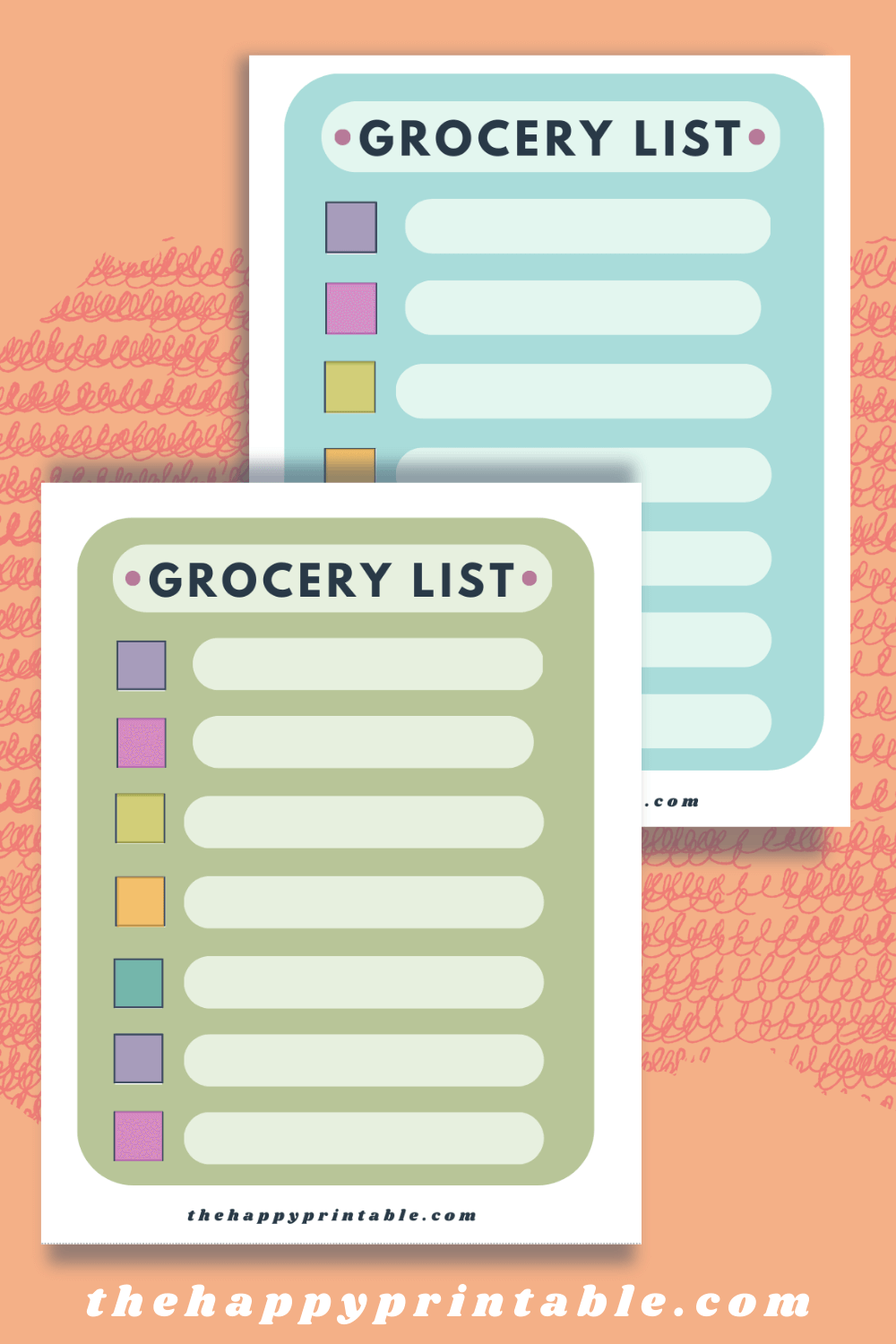 Pretend play grocery store printables | The Happy Printable