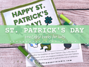 Printable St. Patrick’s Day Book for Kids | The Happy Printable