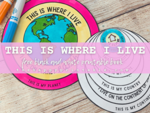 Where I Live Printable Book | The Happy Printable