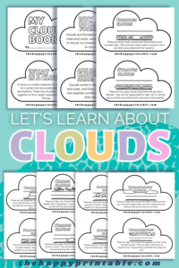 Learning about Clouds- Printable Cloud Book | The Happy Printable
