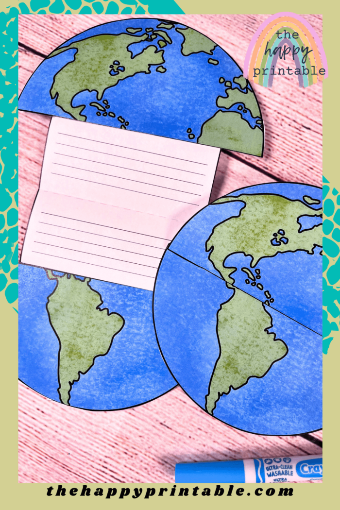 Earth Writing Paper | The Happy Printable