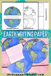 Earth Writing Paper | The Happy Printable
