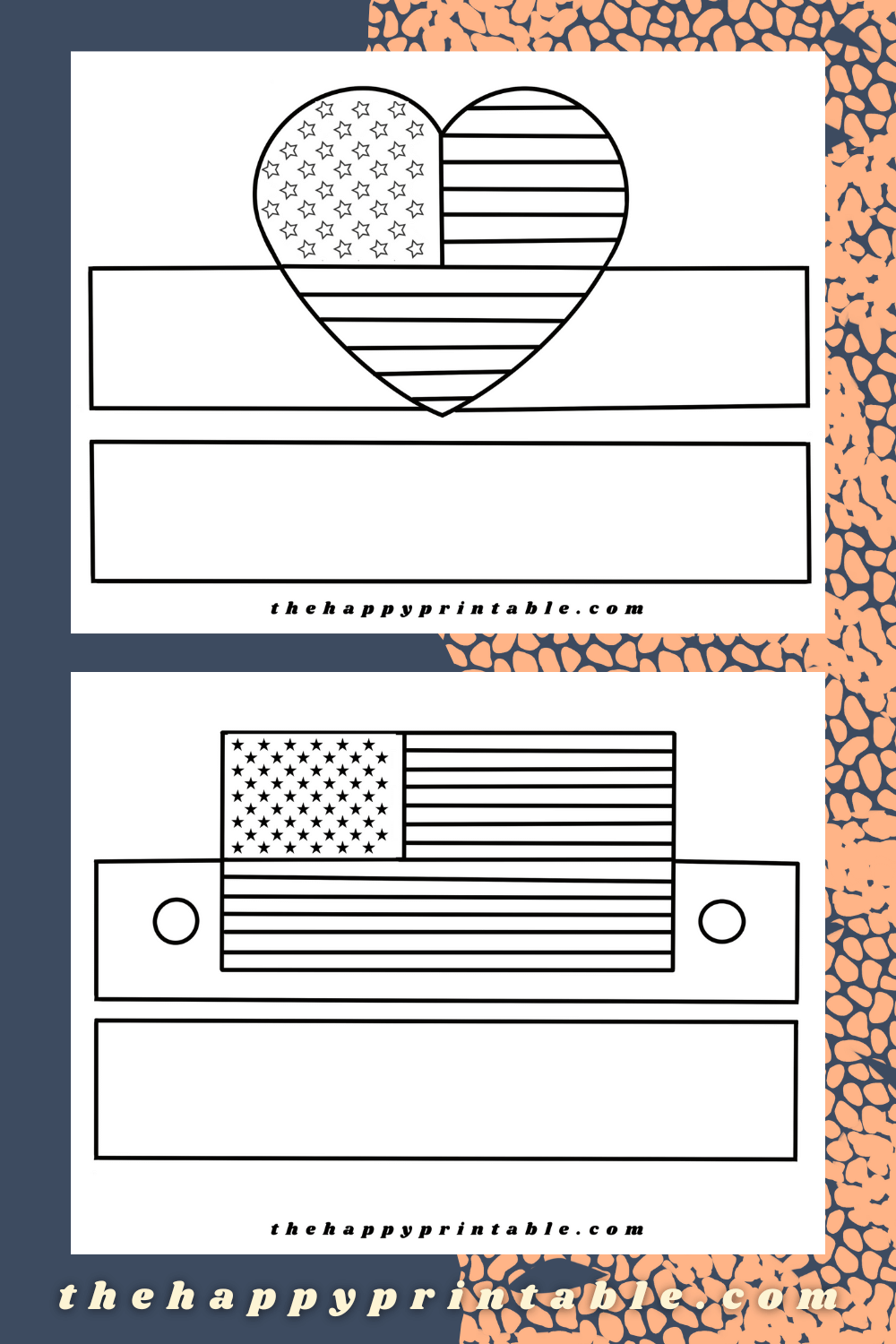 American Flag Headband | The Happy Printable