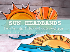 Sunshine Headbands | The Happy Printable