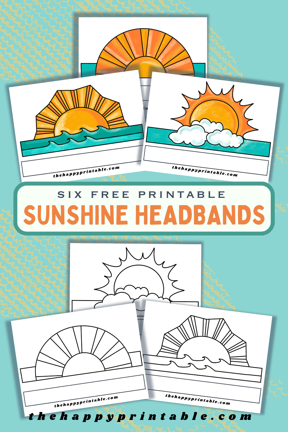Sunshine Headbands | The Happy Printable